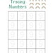 Tracing Numbers 1-10 Poster , Preschool Number Tracing Worksheets , Pre ...