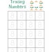 Tracing Numbers 1-10 Poster , Preschool Number Tracing Worksheets , Pre ...