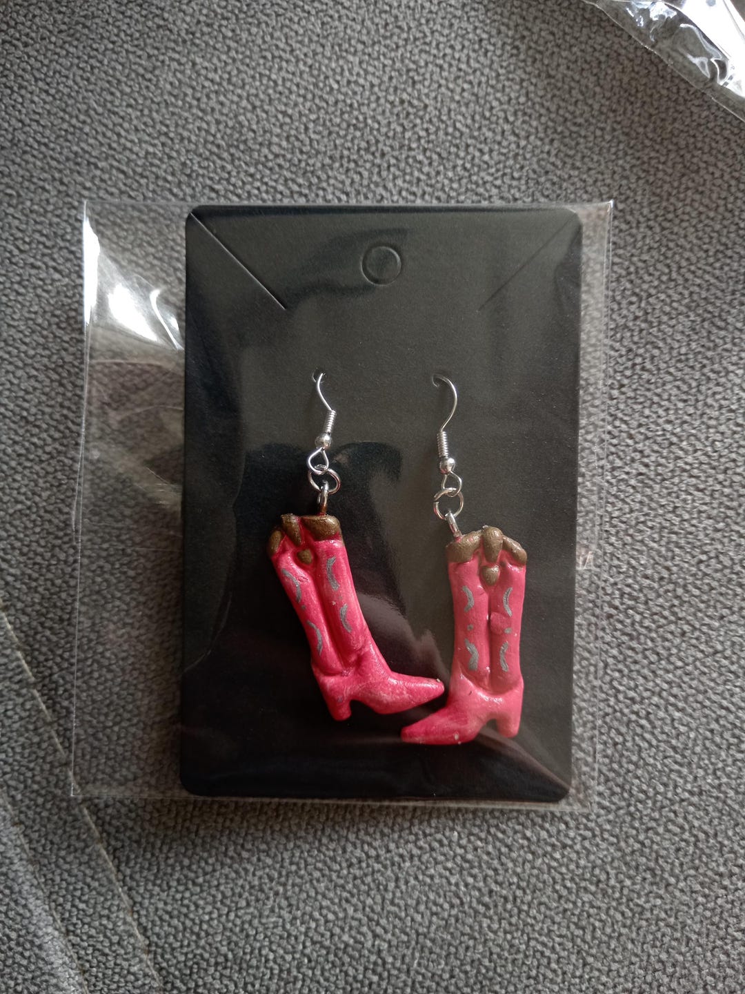 Hot Pink Cowboy Boots With Gold Embellishments - Etsy