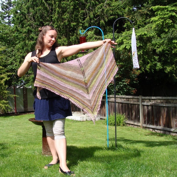 Handknit Shawl - Etsy