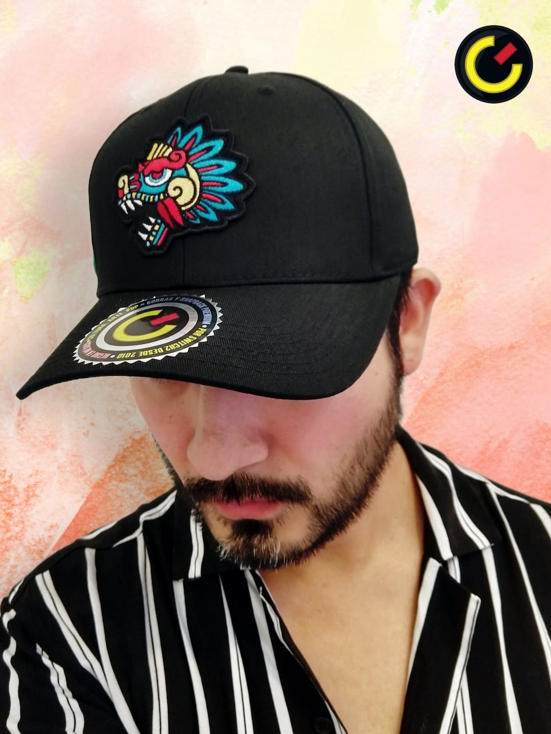 Quetzalcoatl Strapback Embroidered Cap - Etsy