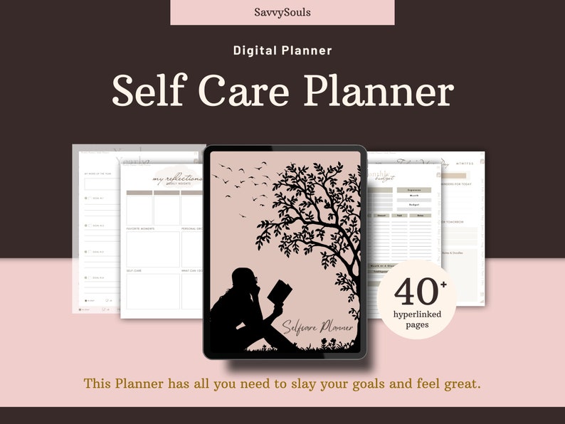 Self Care | Digital Planner | Habit Trackers | Goodnotes - Etsy