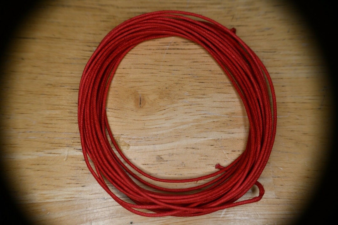 Waxed Cotton Drive Band for Double Drive Spinning Wheels Bold Red - Etsy