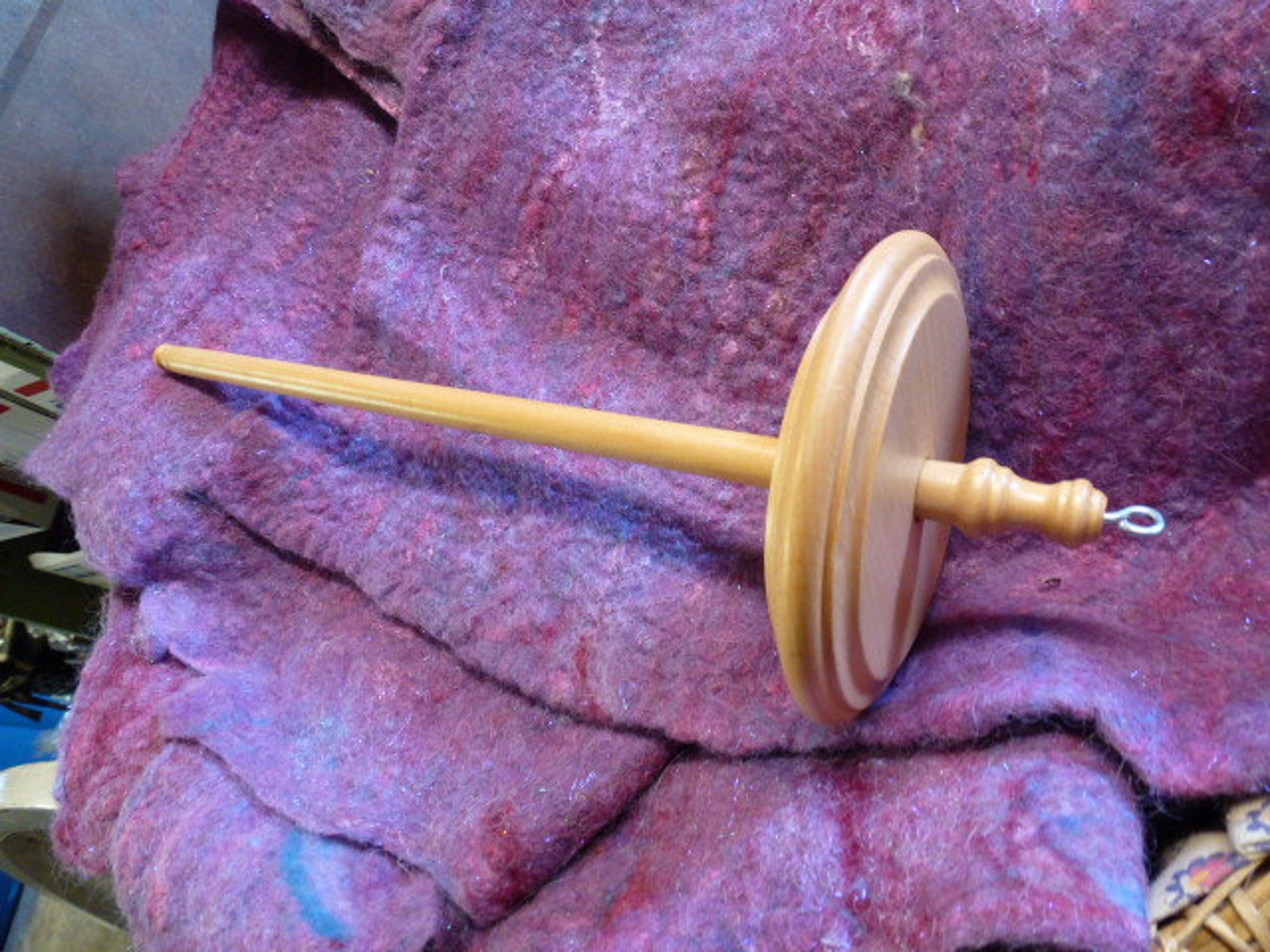 Kromski Drop Spindle Includes Instructions Bonus Wool - Etsy