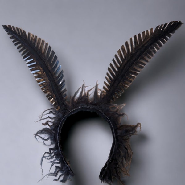 Black Moth Headband - Etsy