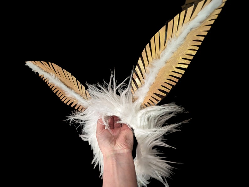 Super Fluffy Moth Headdress Adult/teen Costume. Luna Moth Cosplay ...