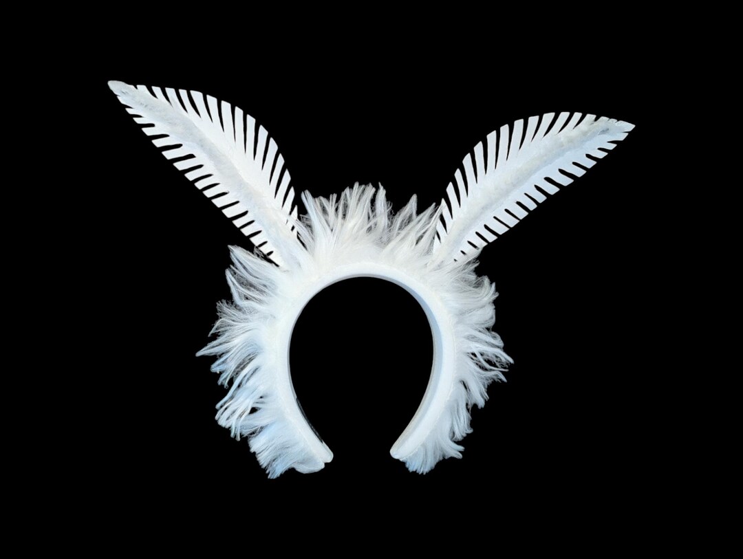 Fluffy White Moth Headpiece. Adult/teen Costume. Made to Order ...