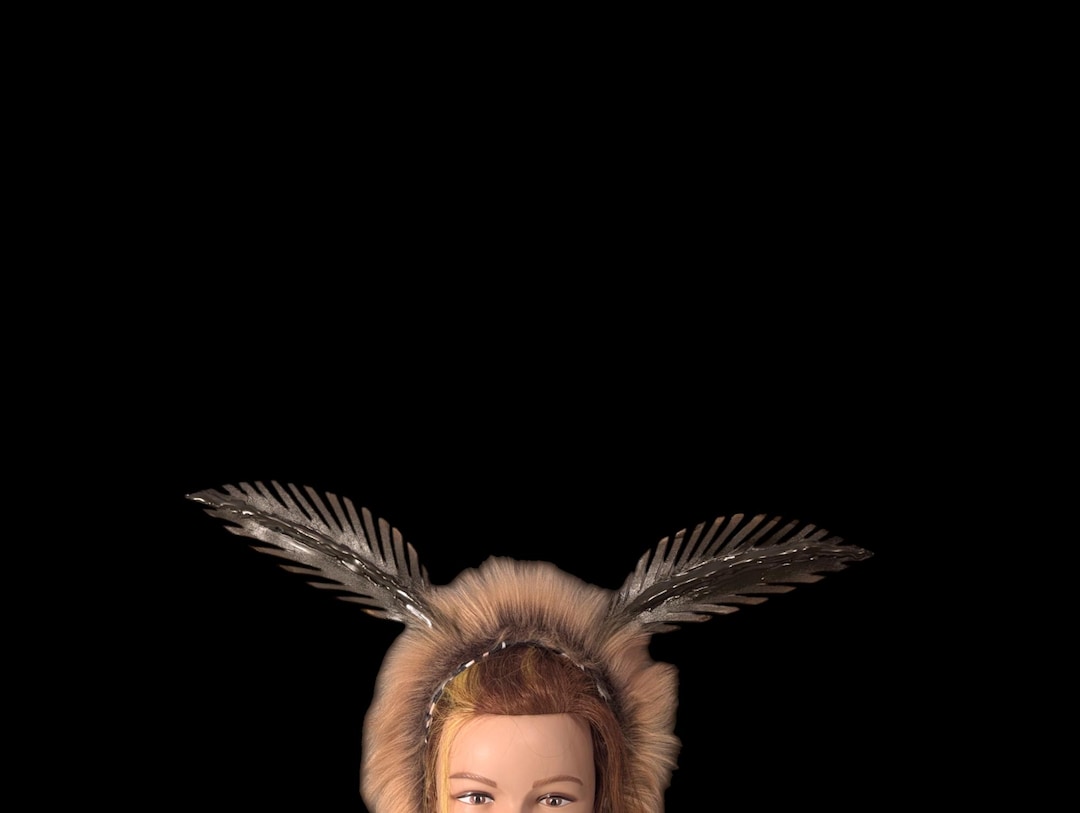 Medium Brown Moth Headdress. Cute Moth Antenna. Tan Moth Costume ...