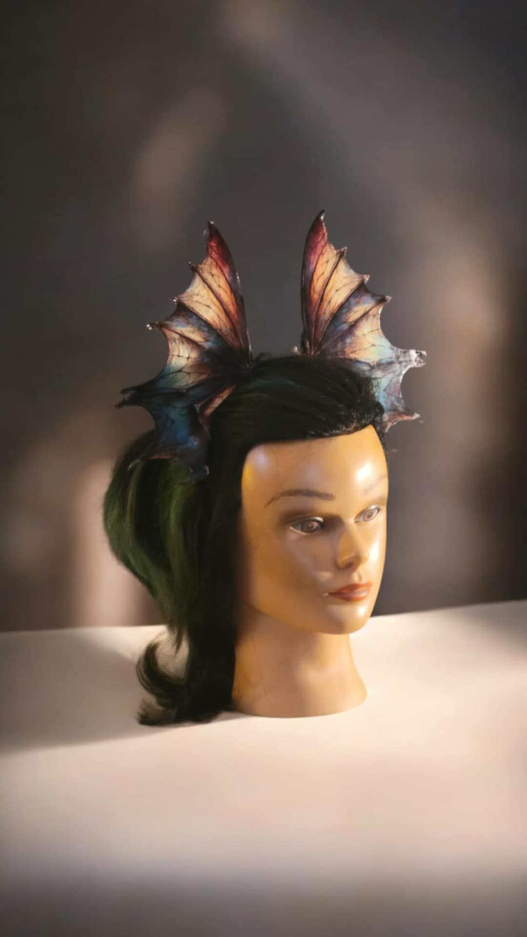 Mystical Dragon Wings Headband - Fantasy halloween Bat Wing Hair ...