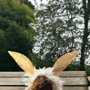 Super Fluffy Moth Headdress Adult/teen Costume. Luna Moth Cosplay ...