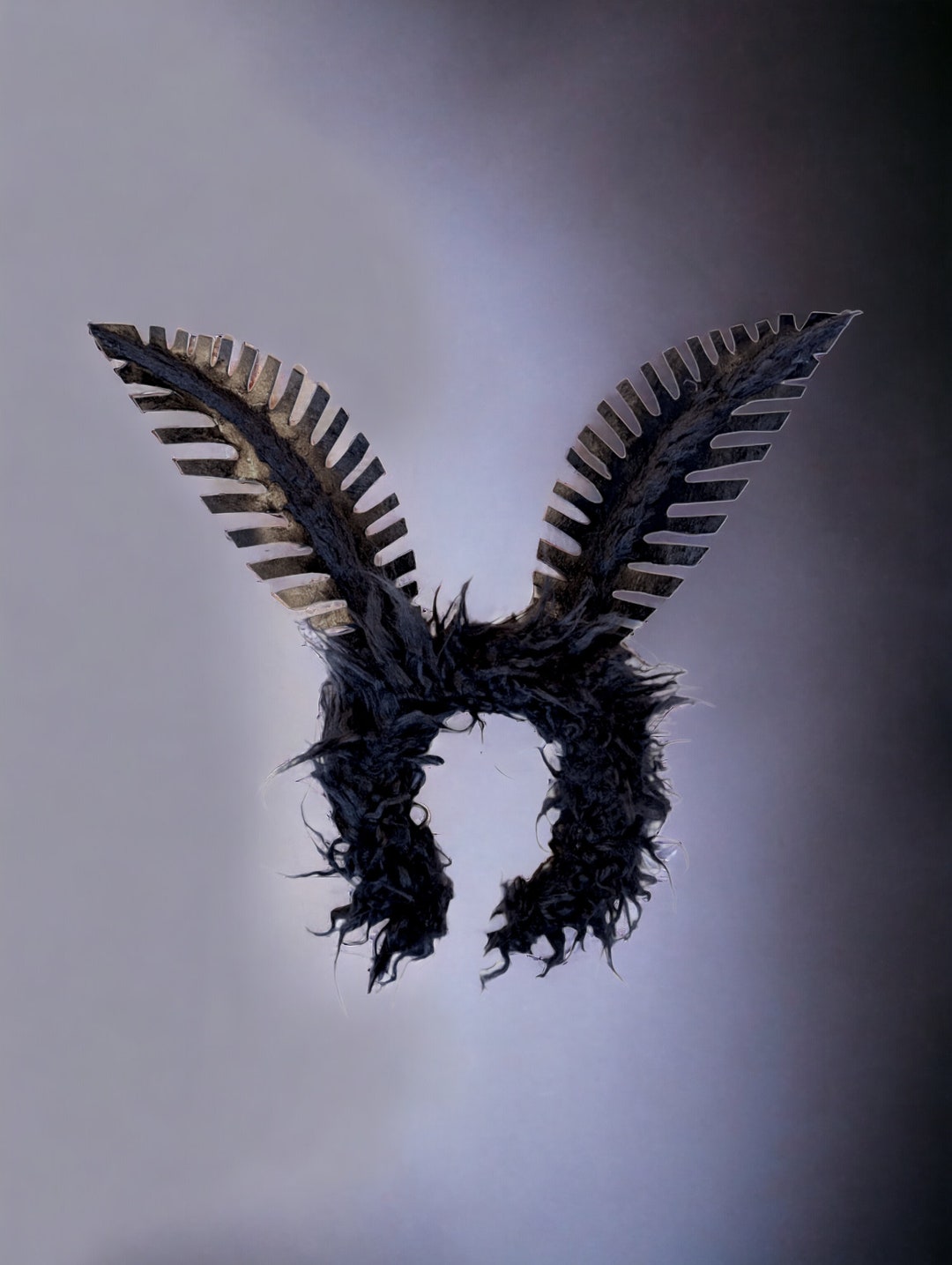 Super Fluffy Black Moth Headdress Adult/teen Costume. Death Moth, Moth ...