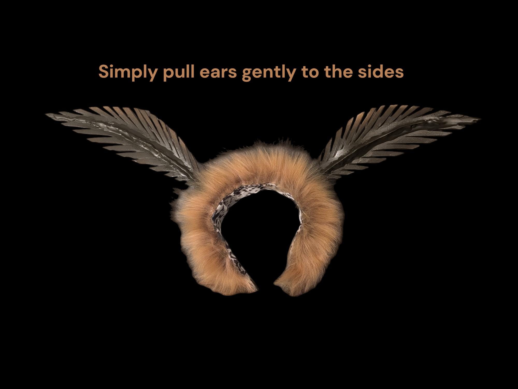 Brown Moth Headdress. Cute Moth Antenna. Tan Moth Costume. Animal Ears ...