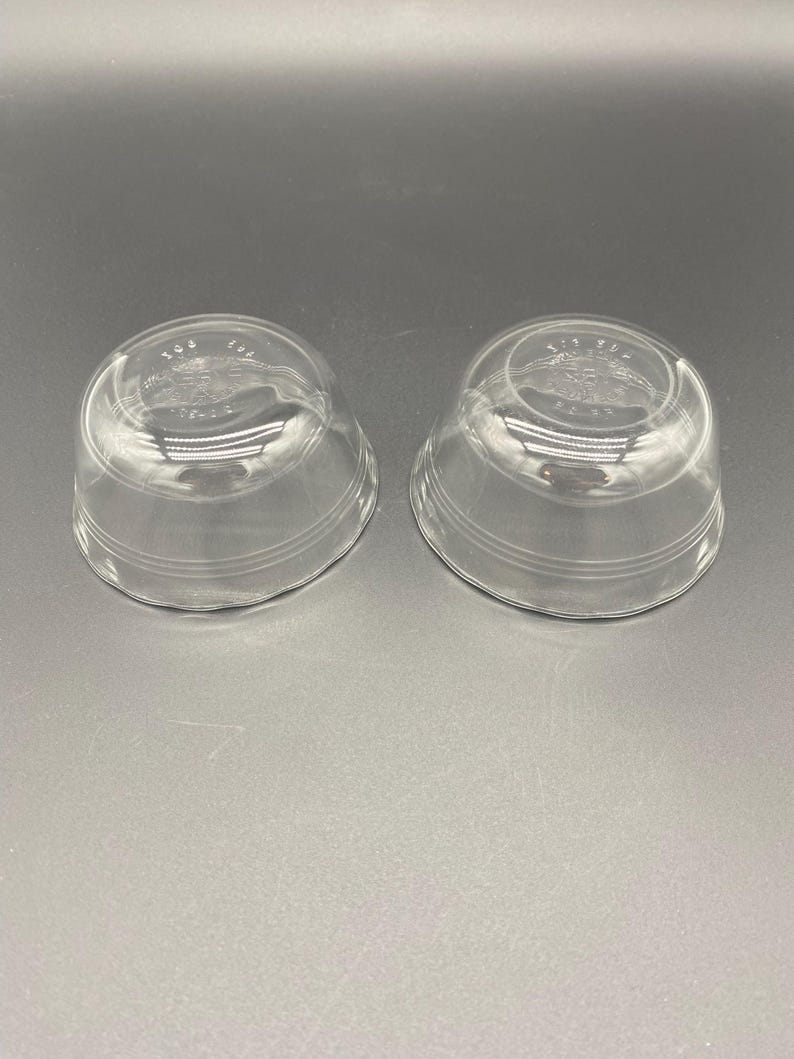 PYREX Vintage Clear Glass Custard Cups Set of 4, 6 Oz #463 FREE ...