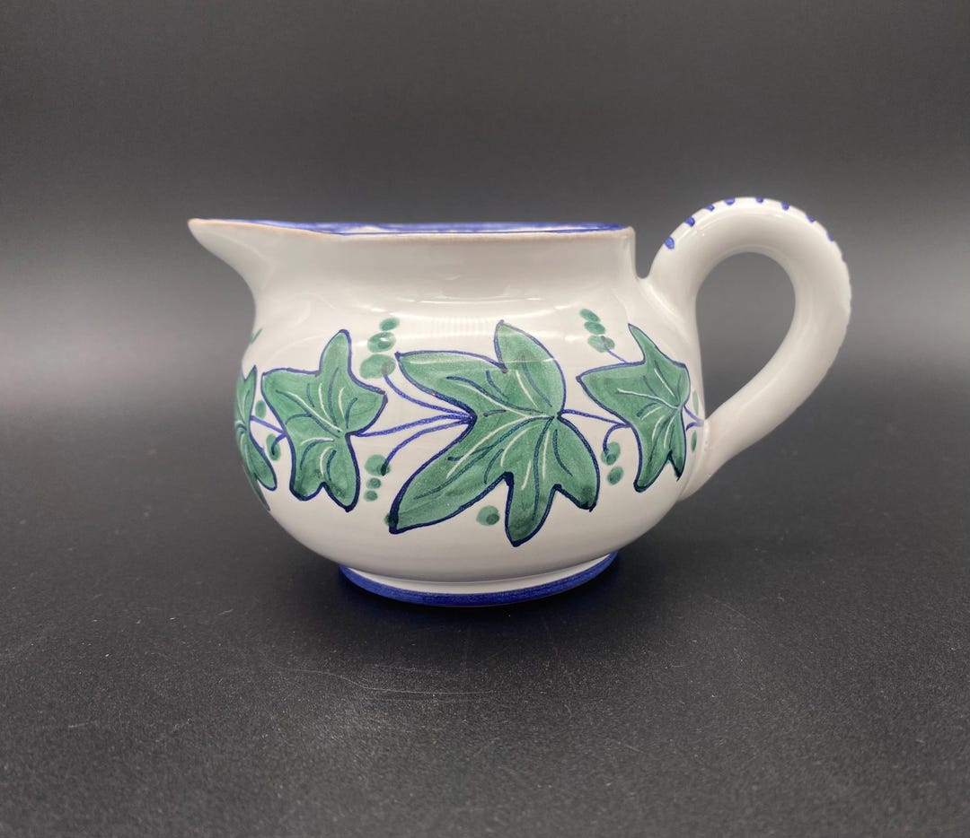 DERUTA Italy | SBERNA | Hand Painted Ivy | Creamer | FREE Shipping ...