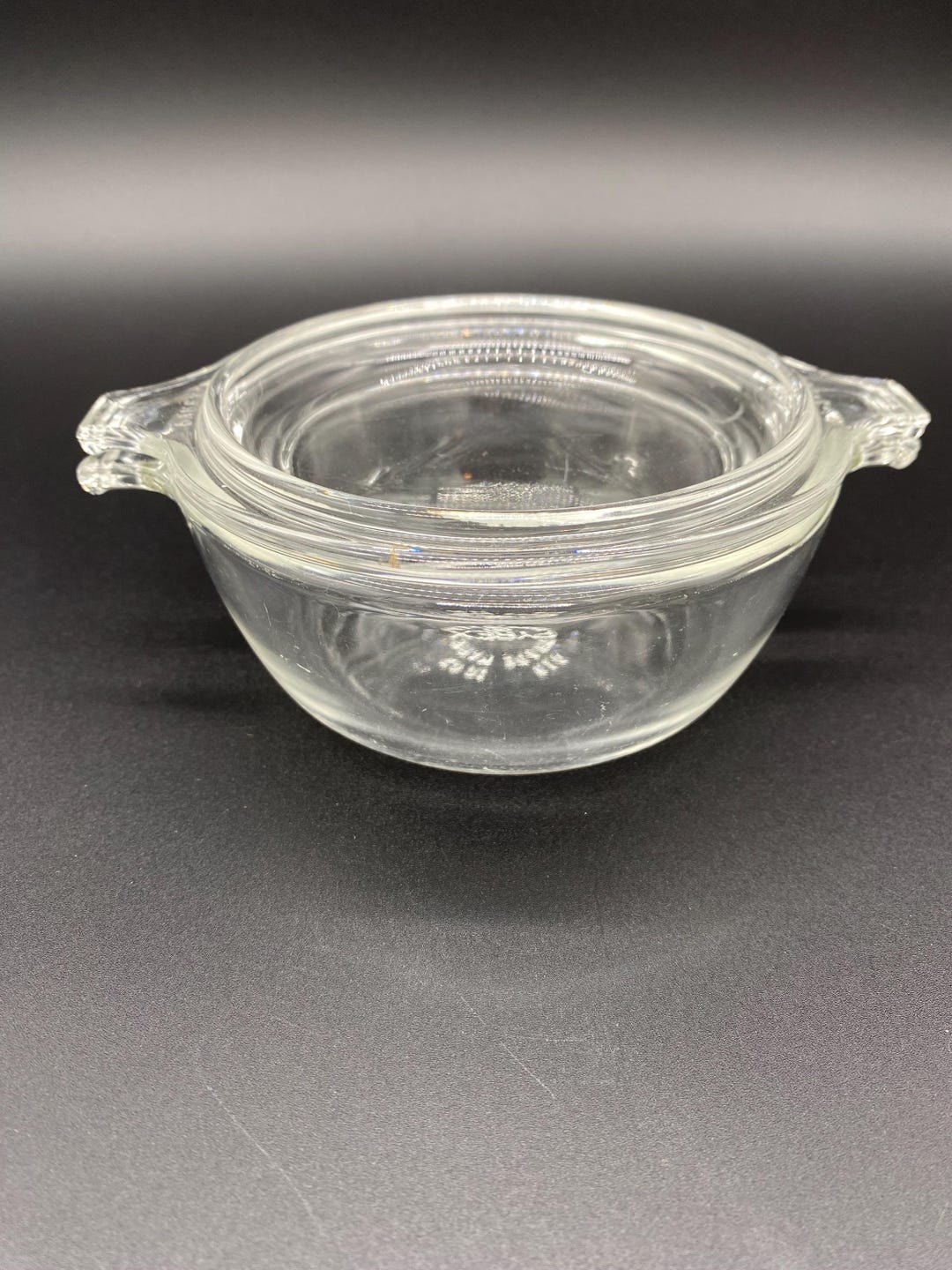 PYREX |originals | Clear Glass | Ramekin Dish | Lidded | 10oz | #018 ...