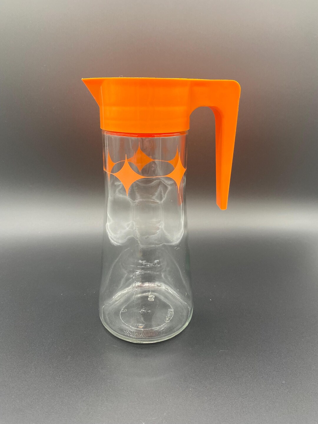 Anchor Hocking ATOMIC STARBURST Orange Juice 1 Qt Pitcher FREE Shipping ...