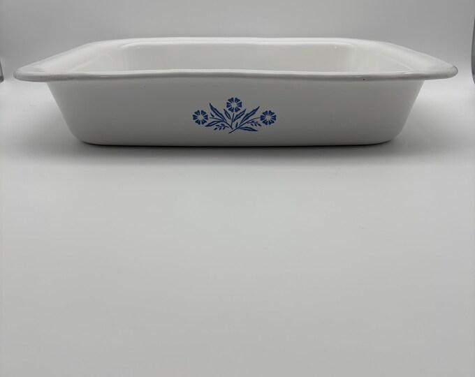 Vintage Corningware Blue Cornflower Lasagna Pan | 12x10 Retro Pyroceram ...