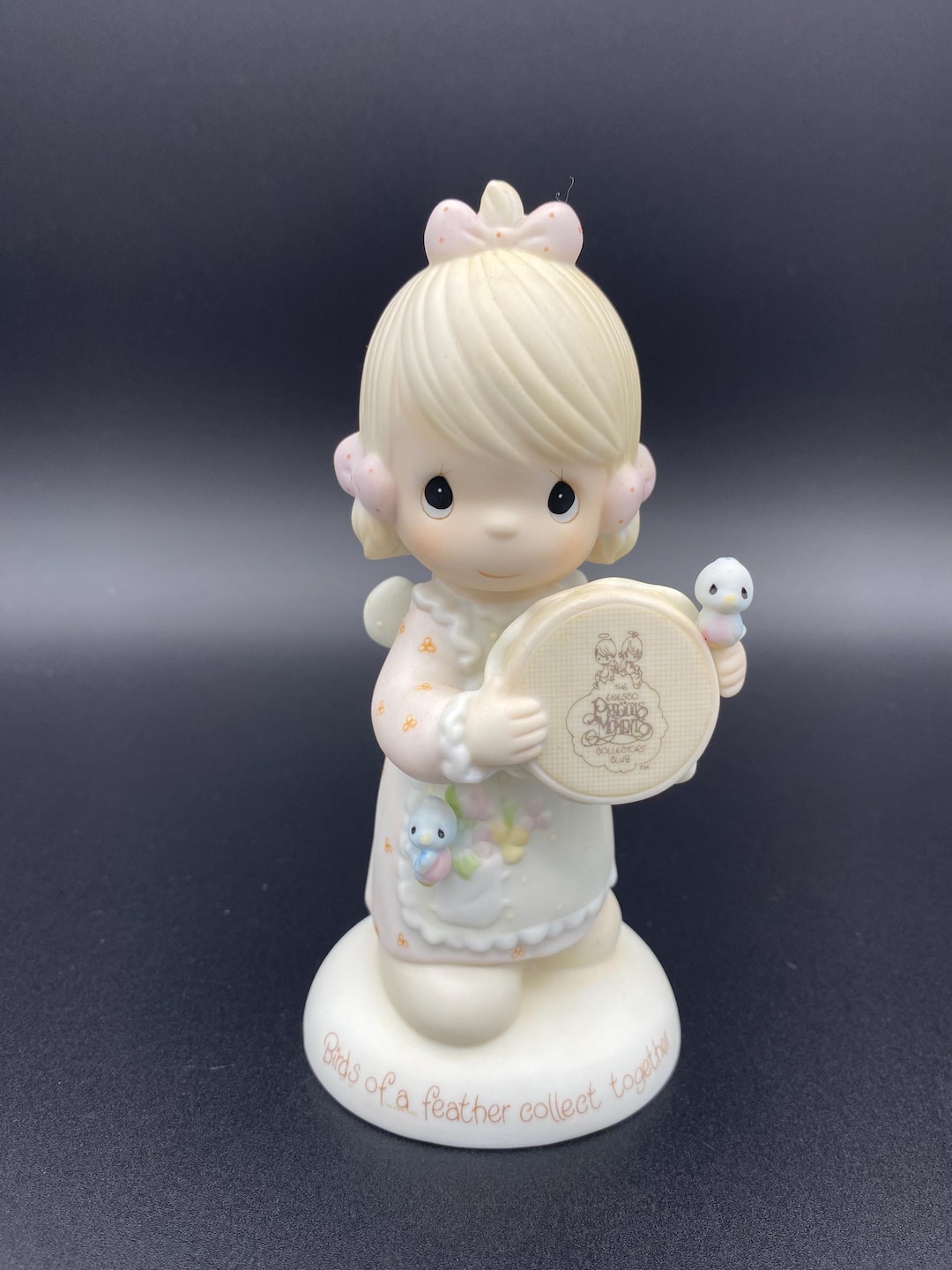 PRECIOUS MOMENTS | 1986 | Birds of a Feather | Collectible Figurine ...
