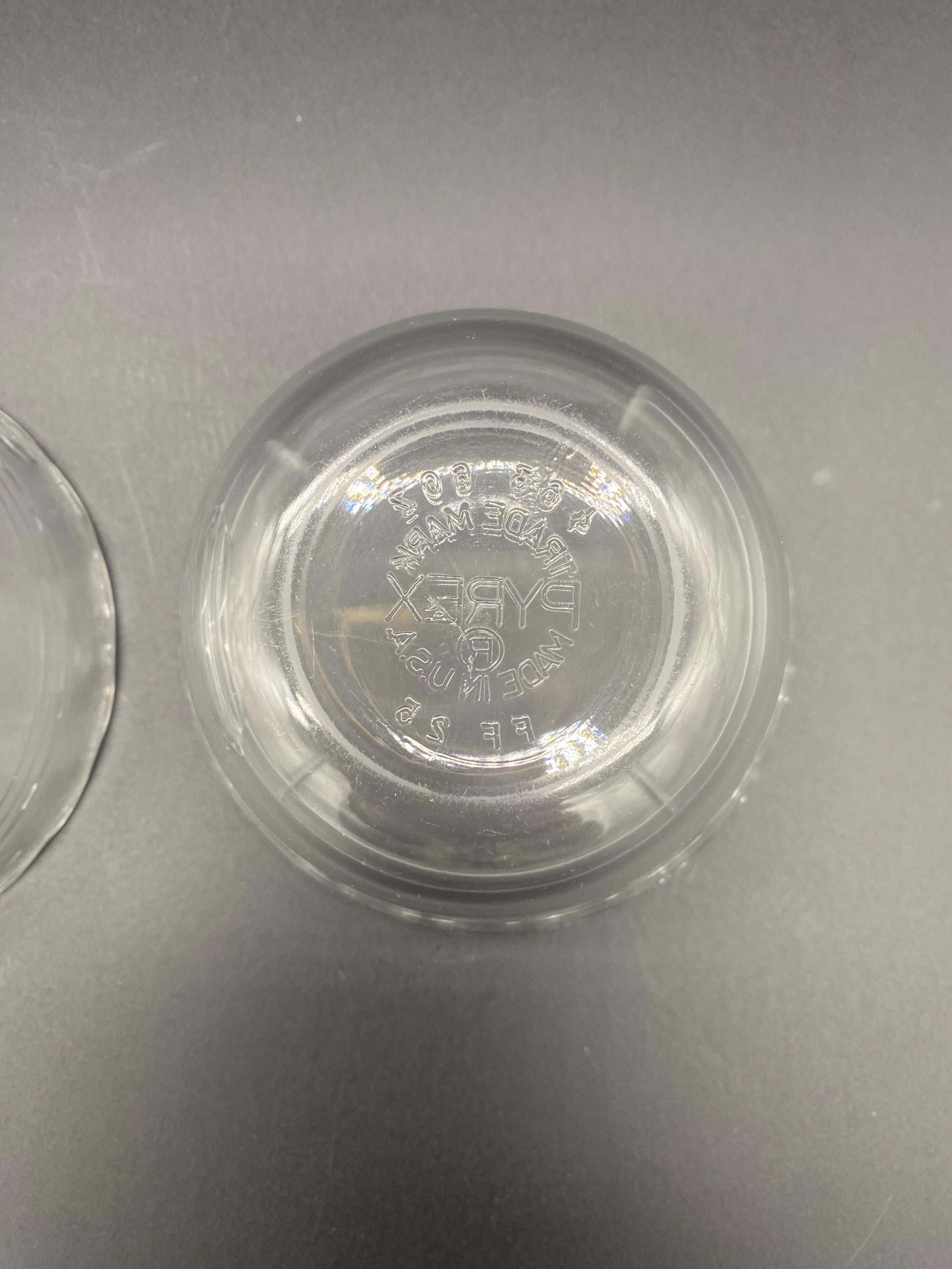 PYREX Vintage Clear Glass Custard Cups Set of 4, 6 Oz #463 FREE ...