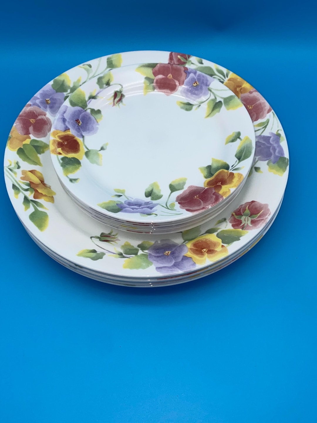 Vintage Corelle Summer Blush Plate | Floral Dinnerware - Etsy