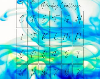 A to Z Book Challenge Template - Etsy
