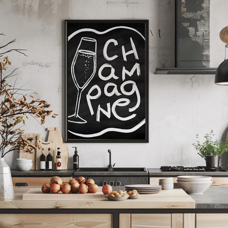 Chalkboard Art Print - Etsy