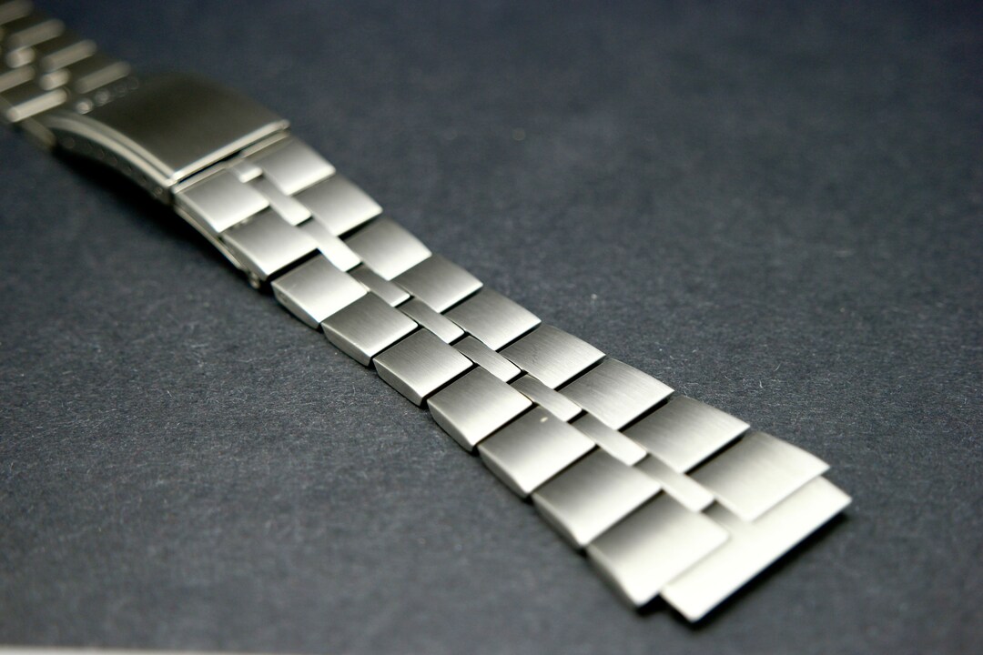 New 20MM Bracelet/strap Stainless Steel Fits Seiko Bullhead Fishbone ...