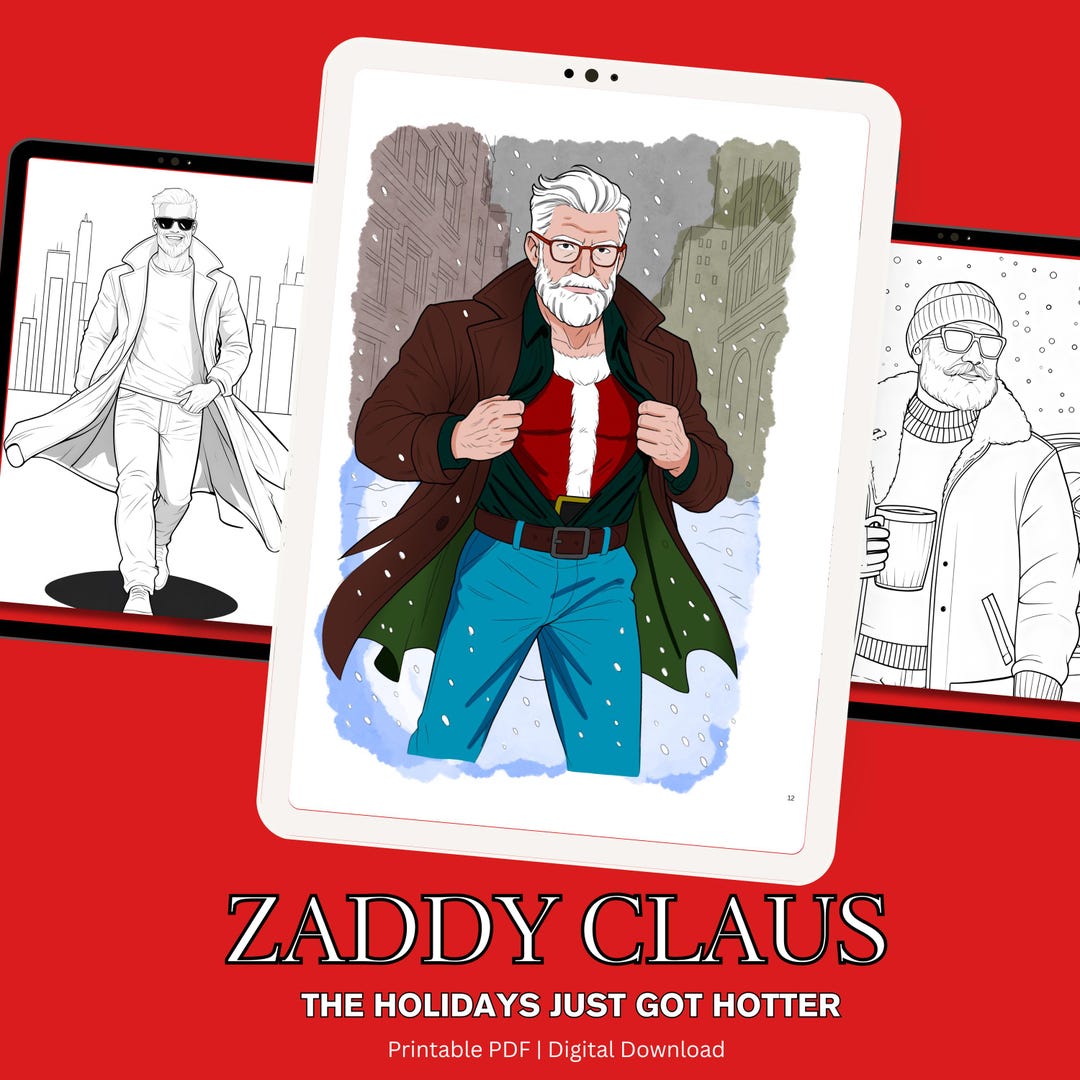 Zaddy Claus: Cozy and Confident, and a Little Naughty – Holiday Adult ...