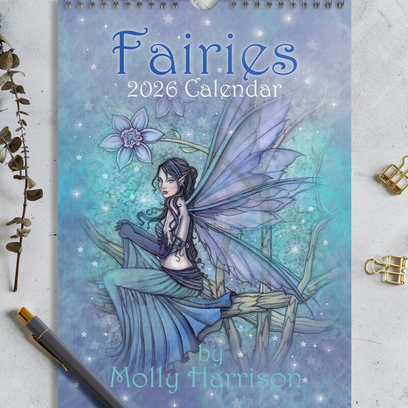 Mini 2026 fantasy wall calendar - Etsy.de