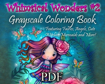 Whimsical Wonders Coloring Book - Etsy