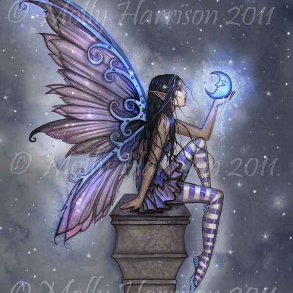 Blue Moon Fairy - Etsy