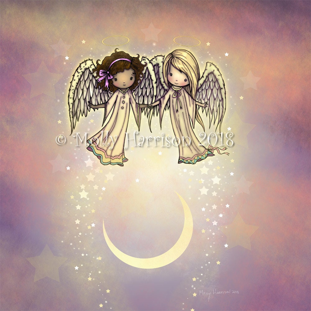 Two Angels Holding Hands