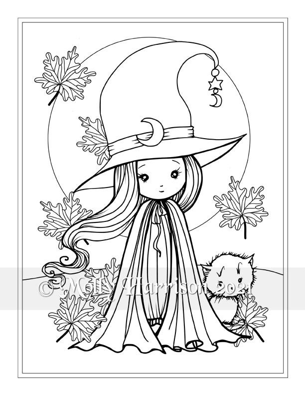 Big Book of Halloween and Autumn in Line Art 100 Pages - Etsy