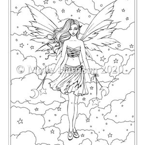 Printable Digital Download - Fairies and More - Both Line-art and ...
