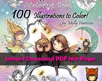 Whimsical Wonders Coloring Book - Etsy
