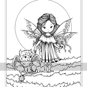 Whimsical World #4 - Instant Download PDF Fantasy Coloring Book -26 ...