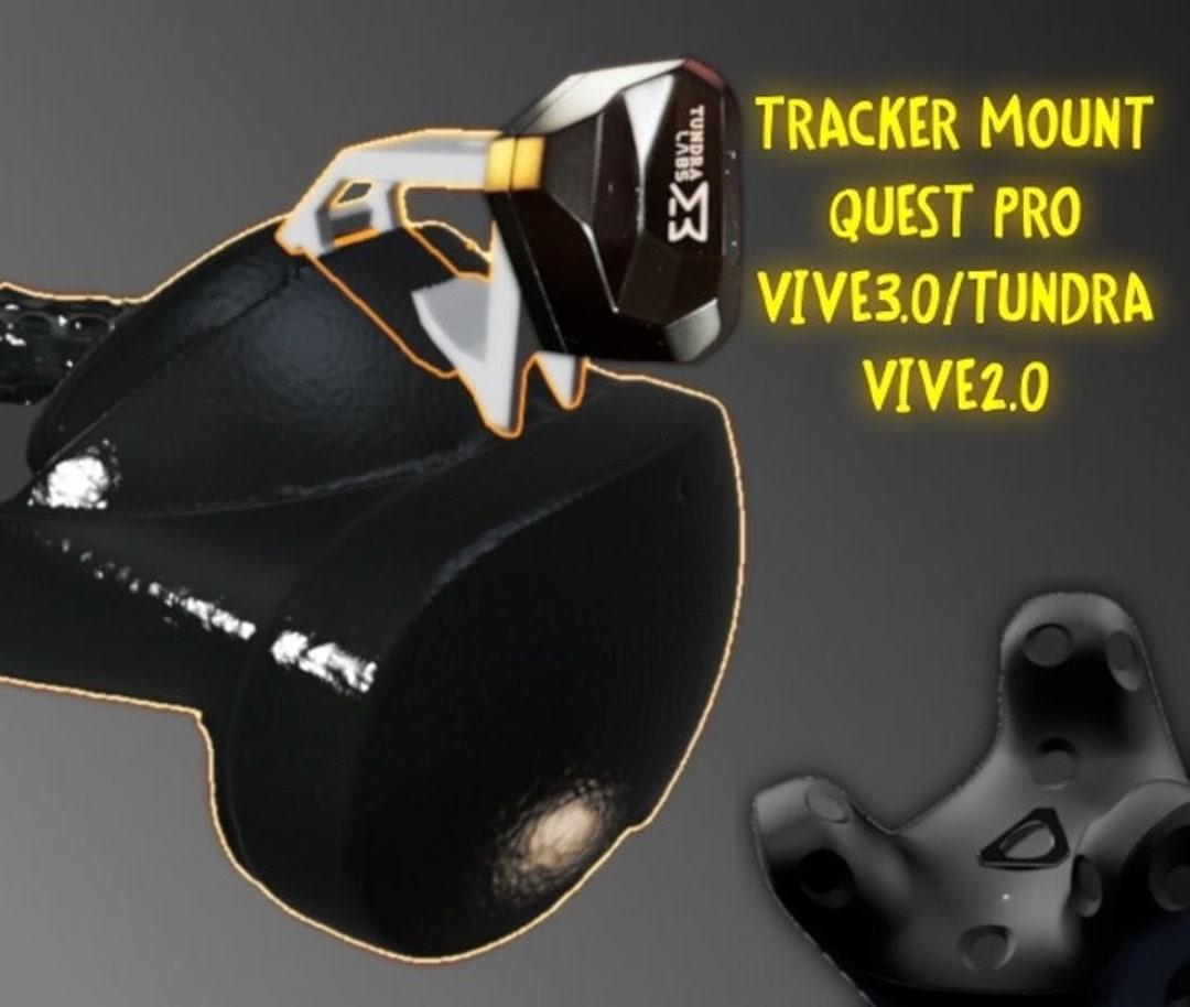 Meta Quest Pro Tracker Mount (vive 3.0/2.0 & Tundra) , Full Body Tracking, FBT, VR, Virtual ...