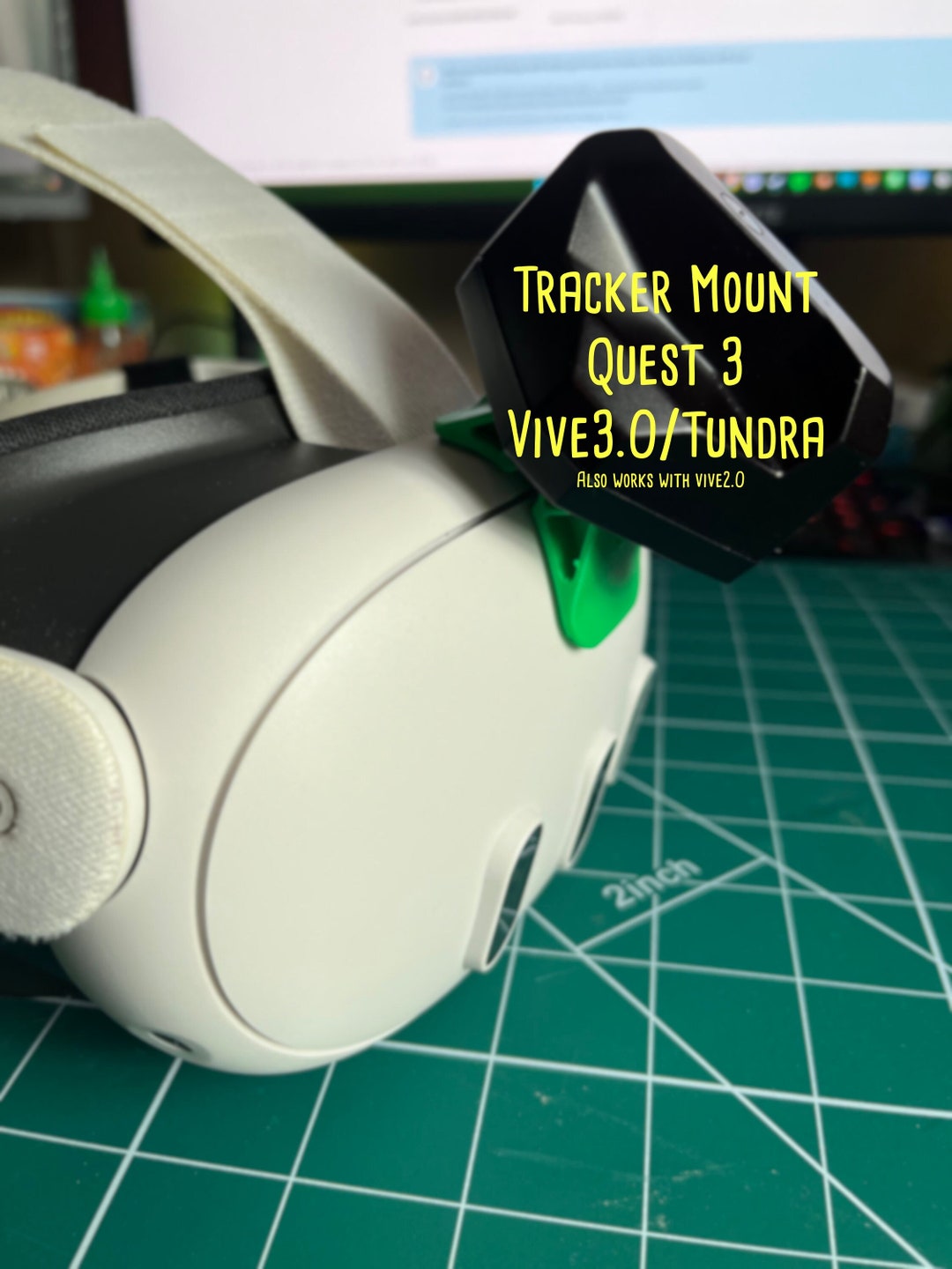 Meta Quest 3 Tracker Mount (vive 3.0/2.0 & Tundra) , Full Body Tracking ...