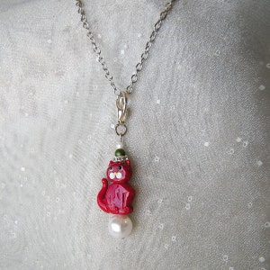 Christmas Kitty Go Anywhere Charm or Pendant - Etsy