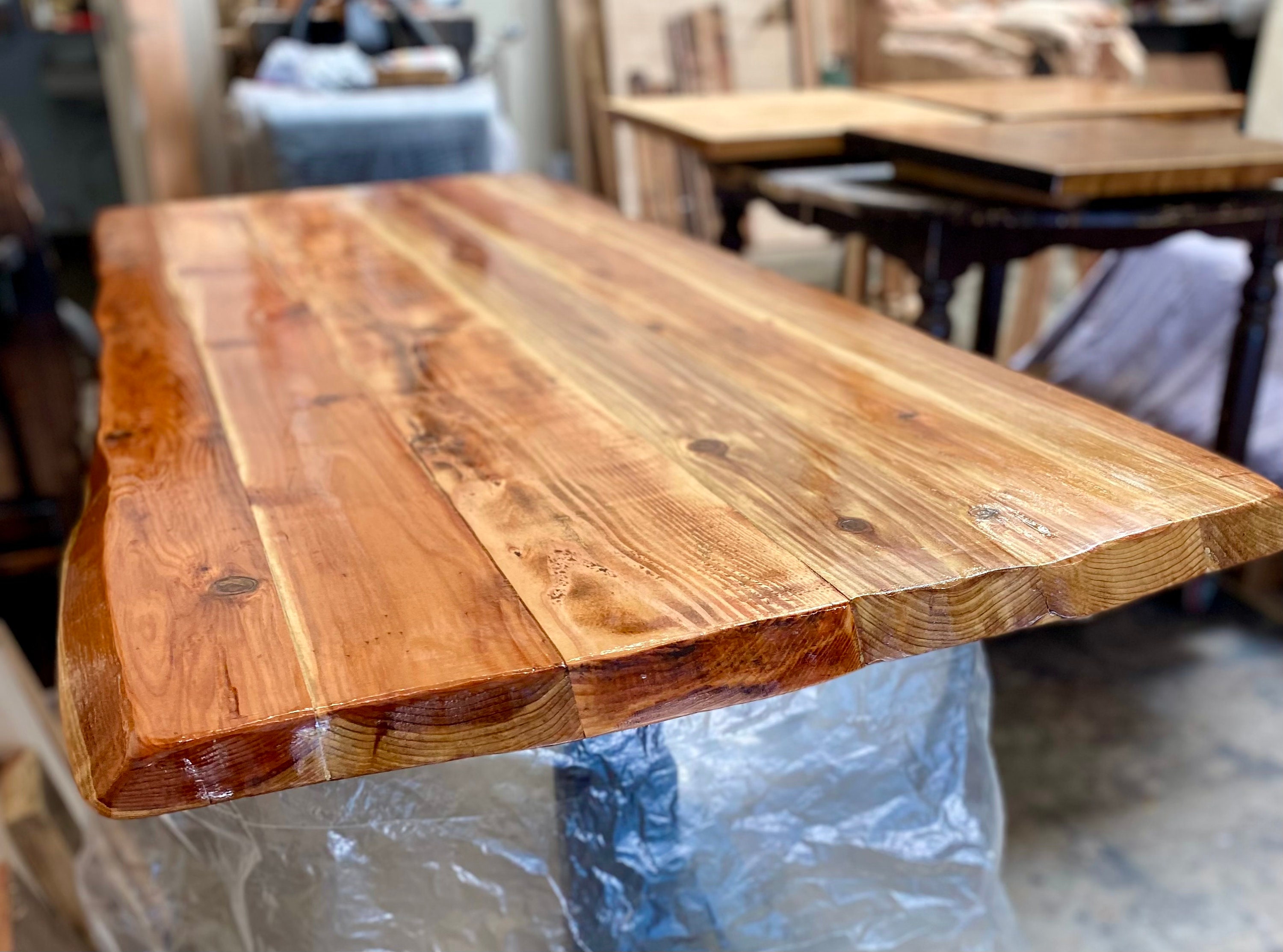 Redwood Slab Style Table Tops for Restaurants, Cafes, Bars, Bistros ...