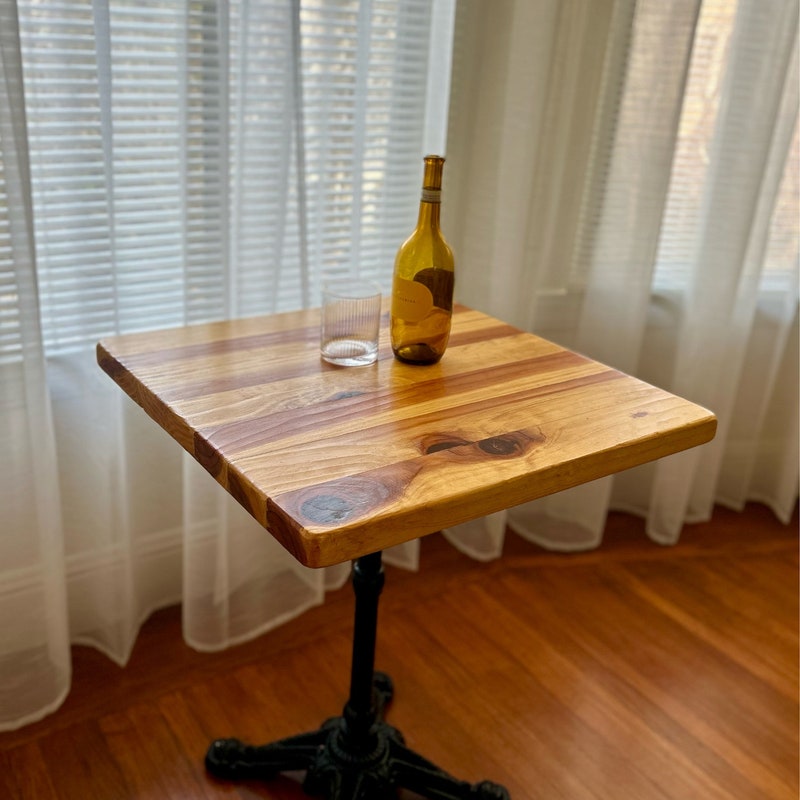 Rustic Bistro Table - Etsy