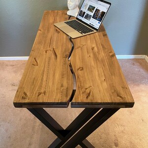 Isabel Study Desk - Rugged Farmhouse Pine Study Desk - Etsy