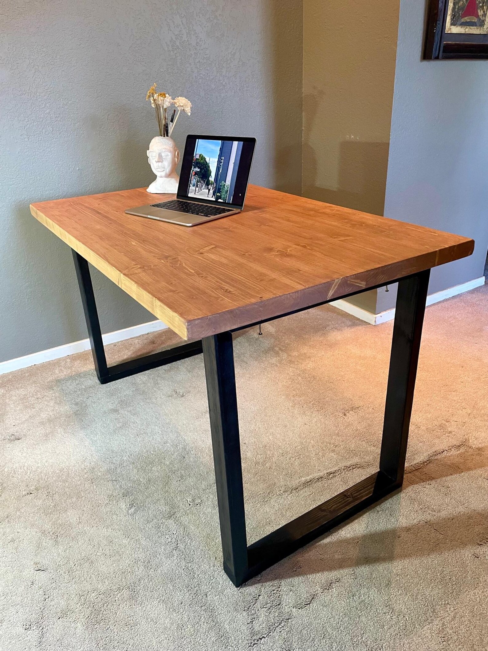 Ella Pine Study Desk - Modern Farmhouse Pine Desk - Etsy