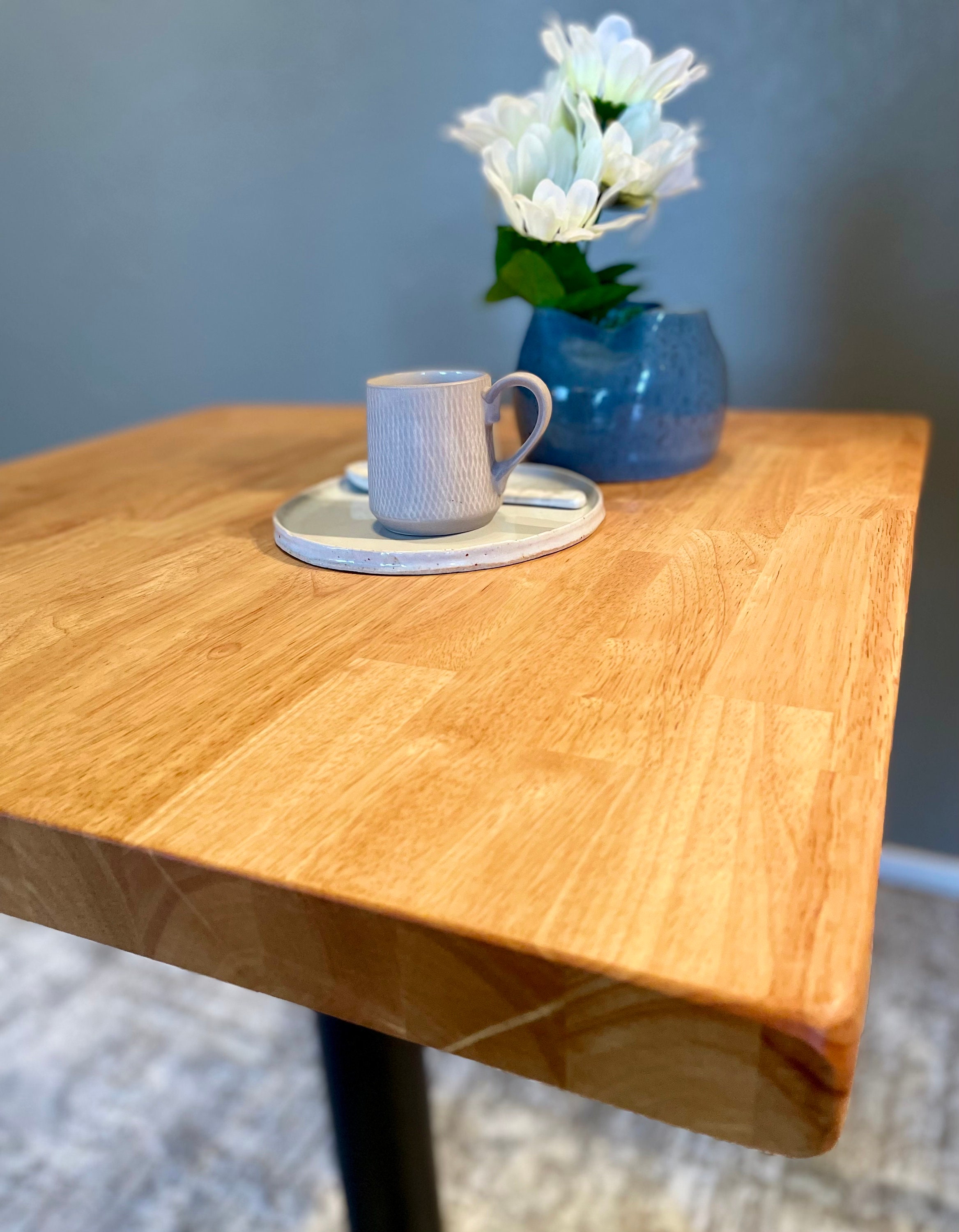 Hevea Wood Butcher Block Table Tops for Restaurants, Cafes, Bars ...