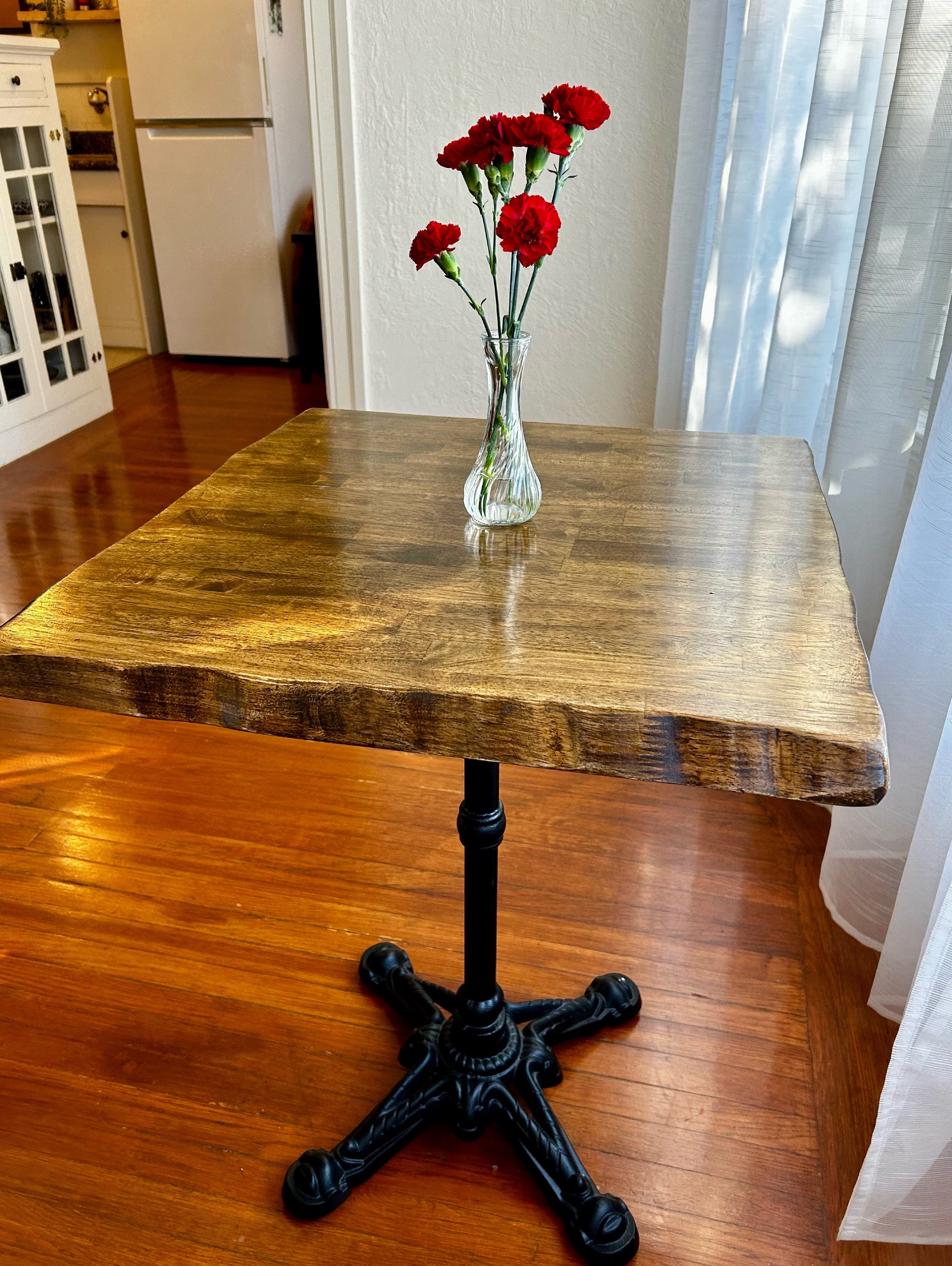 Hevea Wood Butcher Block Slab Style Table Tops for Restaurants, Cafes ...