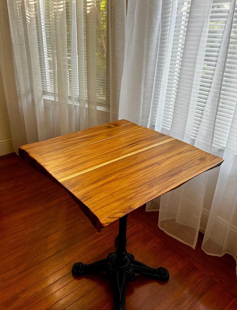 Teak Wood Slab Style Table Tops for Restaurants, Cafes, Bars, Bistros ...