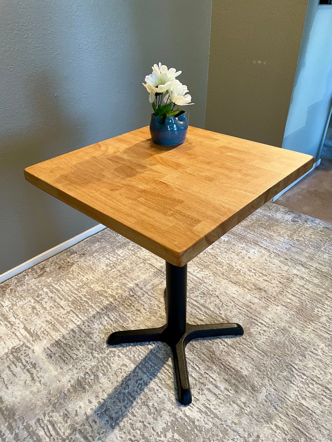 Hevea Wood Butcher Block Table Tops for Restaurants, Cafes, Bars ...