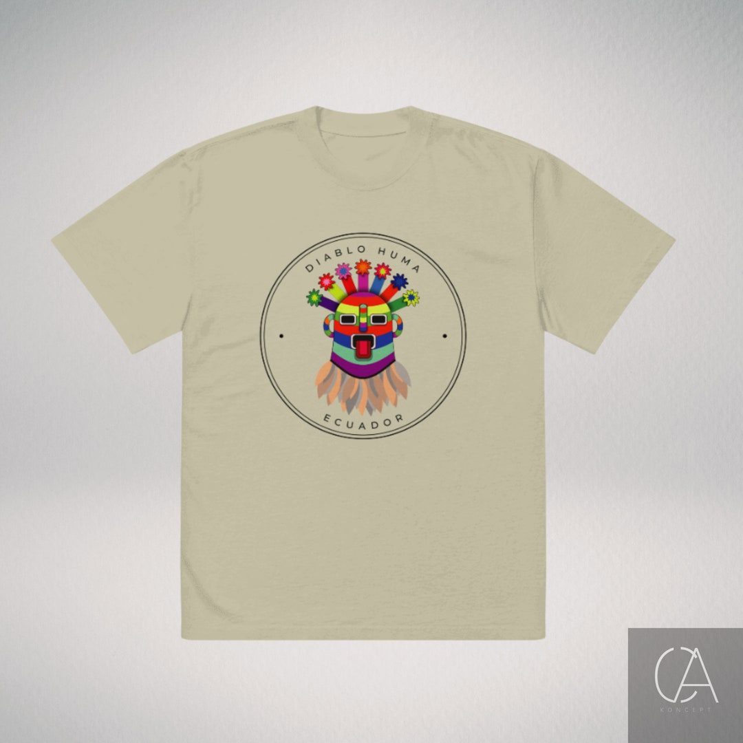 Diablo Huma Oversize T-shirt With Vintage Worn Effect, Unisex T-shirt ...