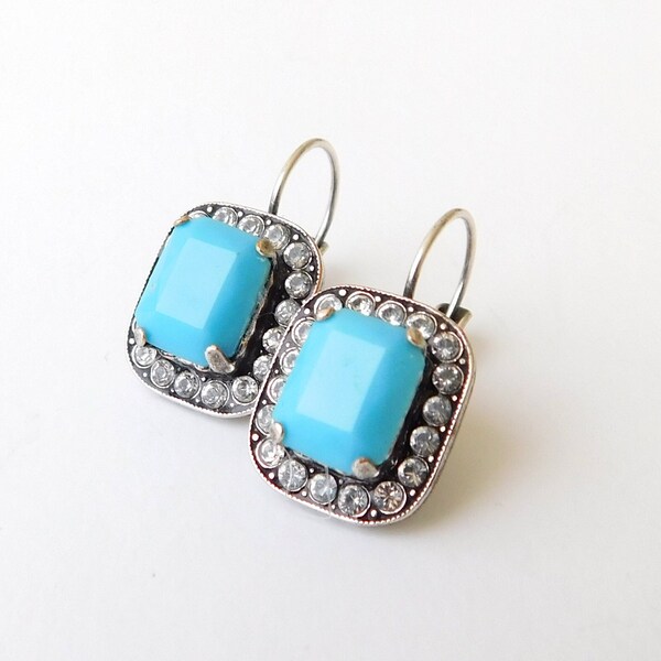 Antique Turquoise Earrings - Etsy