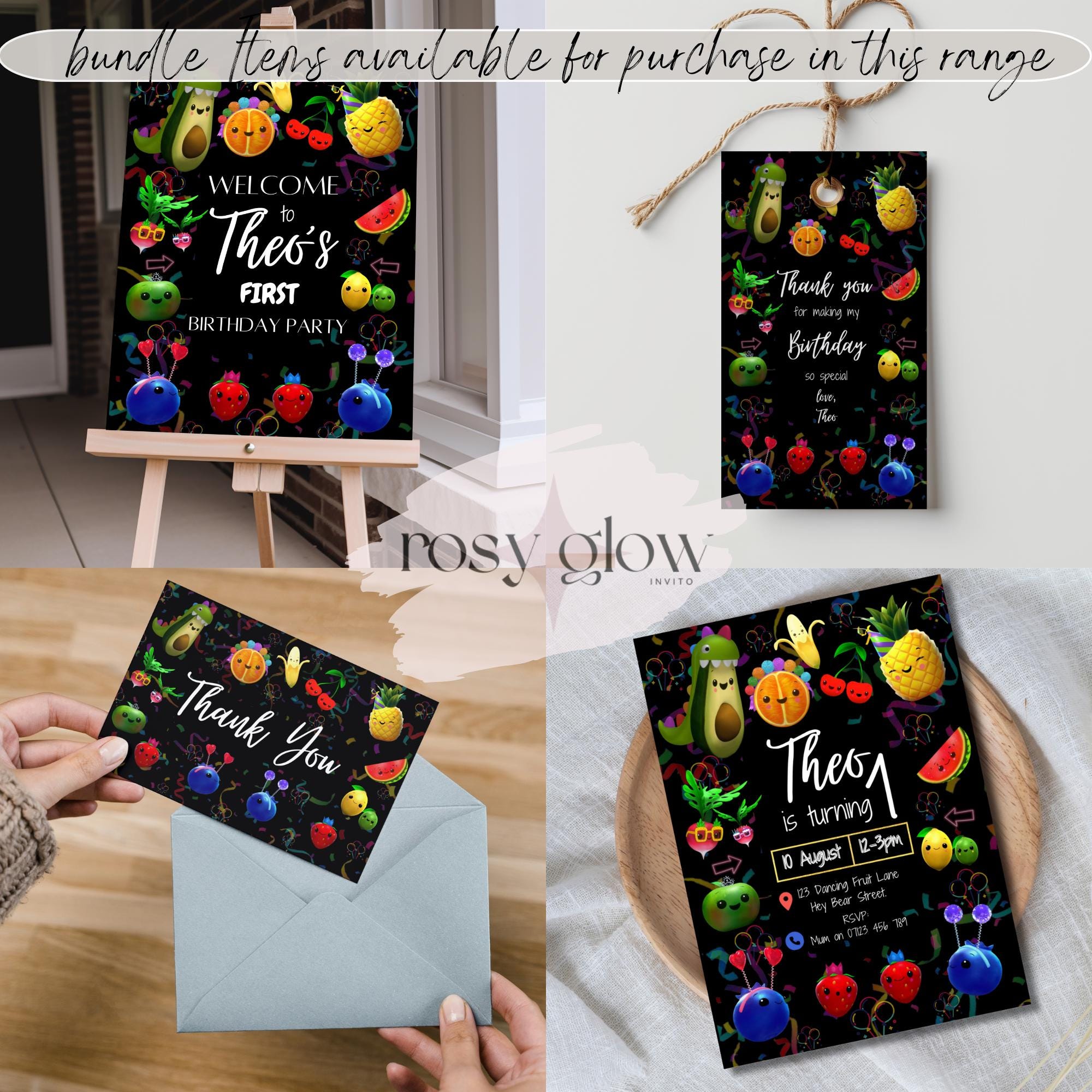 Hey Bear Sensory Thank You Card, Dancing Fruit Birthday, Hey Bear ...